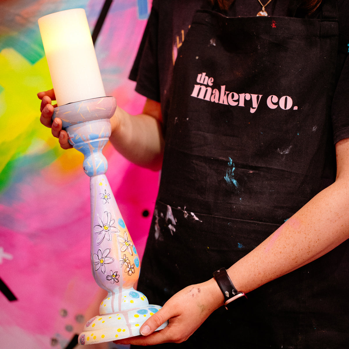 Candle Stick Holder / Creative Painting Art Workshop / Adelaide Hills ...