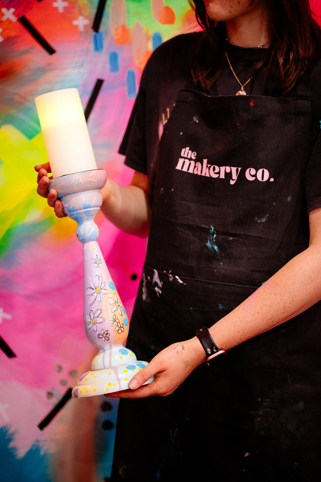 Candle Stick Holder / Creative Painting Art Workshop / Adelaide Hills ...